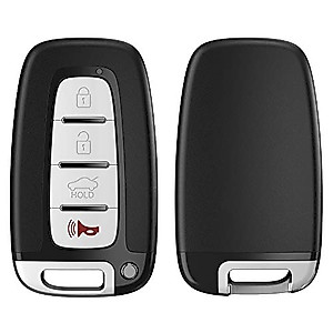 VOFONO 4 Buttons Keyless Entry Remote Flip Key Fob Compatible with Sonata 2011-2015/ Elantra 2011-2013/ Genesis 2009-2014/ Veloster 2011-2017 Replacement for Kia Optima 2010-2013 （SY5HMFNA04）