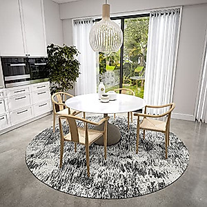 Addison Rugs Indoor/Outdoor Accord AAC31 Gray Washable 8' x 8' Round Rug