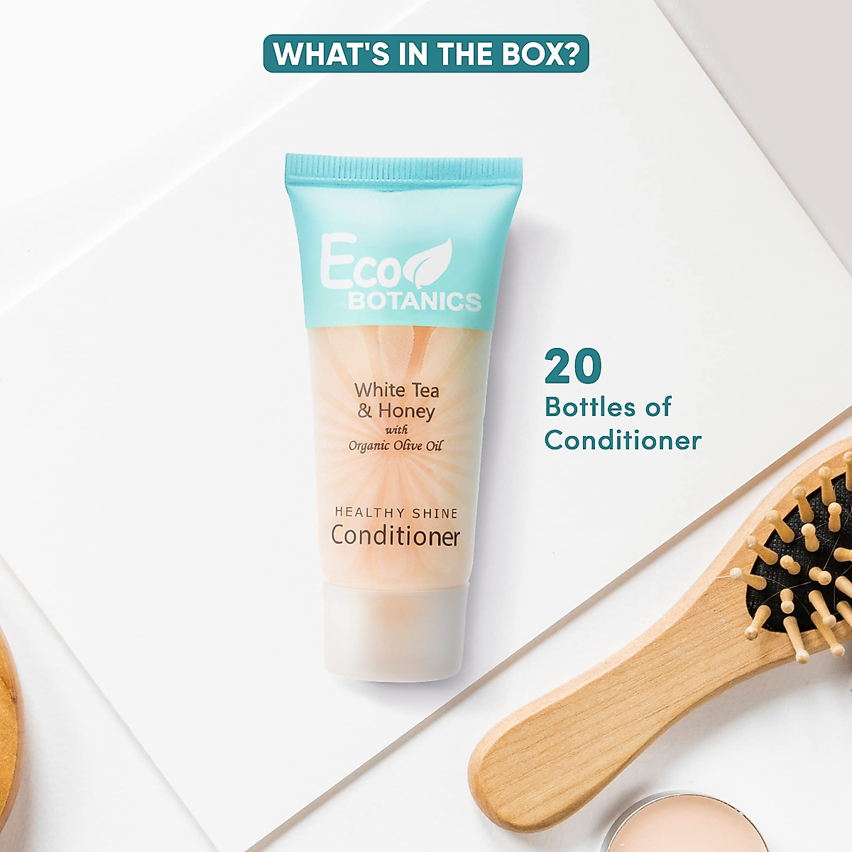 Eco Botanics Travel-Size Hotel Conditioner, 0.85 oz. (Case of 20)