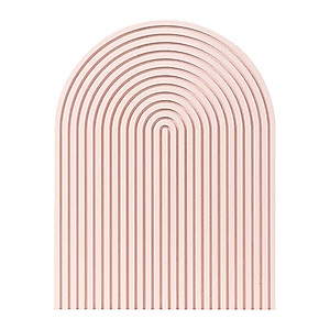 SSISSI Boho Rainbow Arch Tray - Wooden Jewelry Display Trinket Tray - Minimalist Decor Serving Tray - Shelf Decor Photo Props Pink