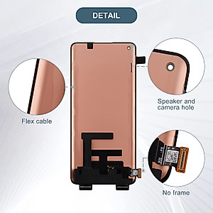 E-yiiviil LCD Digital Display Compatible with Oppo Reno 6 Pro 5G PEPM00 CPH2249 6.55" LCD Display Touch Screen Assembly with Tools