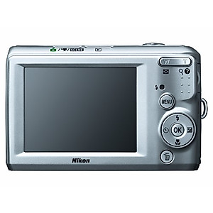 Nikon Coolpix L19 8MP Digital Camera with 3.6 Optical Zoom and 2.7 inch LCD (Silver)