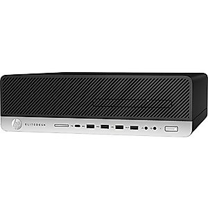 HP EliteDesk 800 G3 SFF Desktop Intel Core i5-6500 Quad-Core 3.2GHz Processor, 8GB DDR4 SDRAM, 128GB SSD, 1x USB-C, Windows 10 Pro 64-bit (Renewed)
