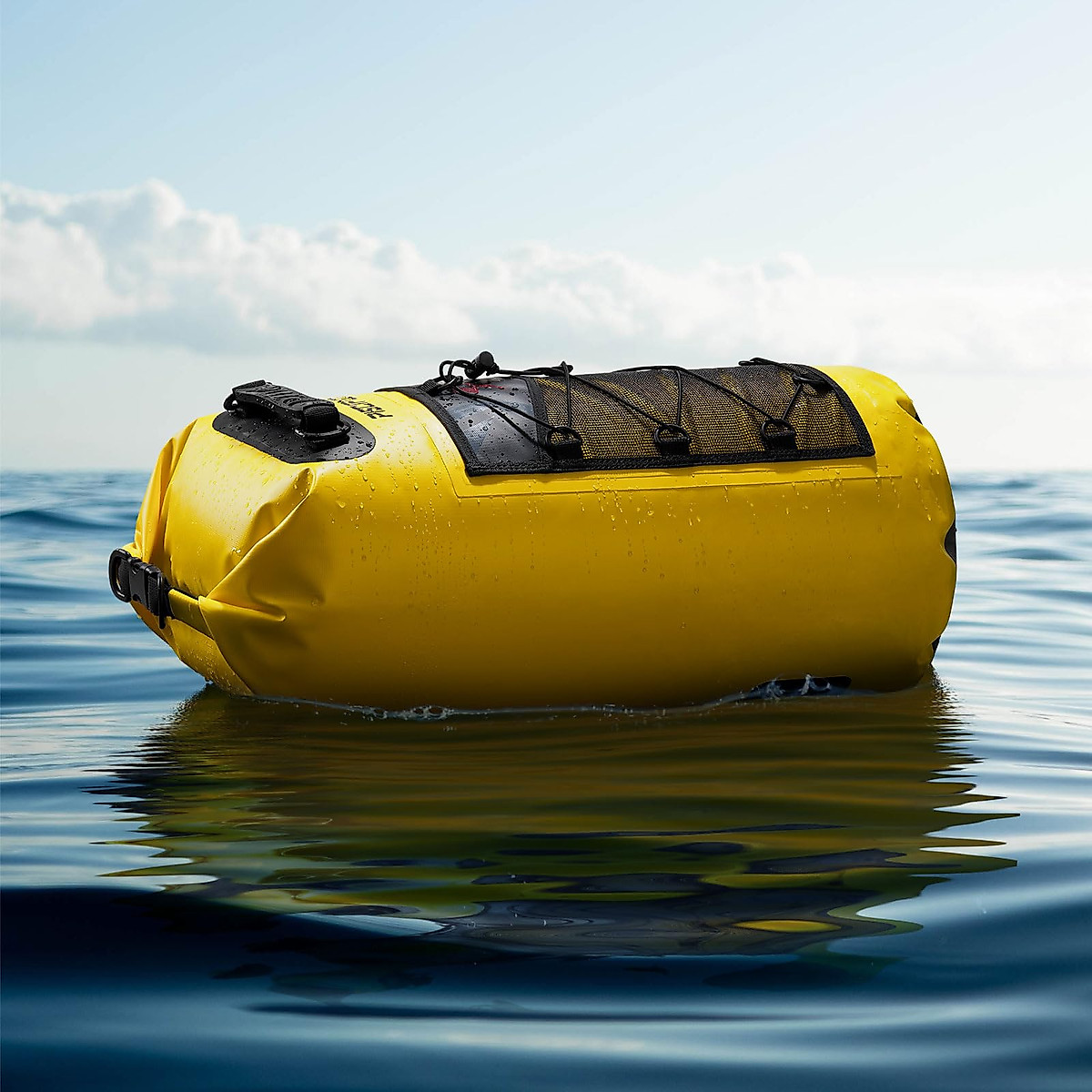 Piscifun Dry Bag, Waterproof Floating Backpack with Waterproof Phone Case for Kayking, Boating, Kayaking, Surfing, Rafting and Fishing, Light Blue 20L