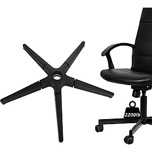 LISHINE Office Chair Base Replacement Parts Heavy Duty, Bear Capacity 2200 lbs, 28 Inch Desk Chair Base Replacement Metal, Universal Caster and Gas Cylinder Size