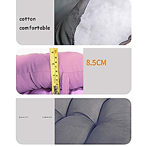 Oversize XL Reclining Chair Folding Zero Gravity Lounge Chair Deck Chairs Cotton Cushion for Garden Outdoor Patio Sun Loungers Bed Recliner Loading up to 300kg with Head Pillow in Gray