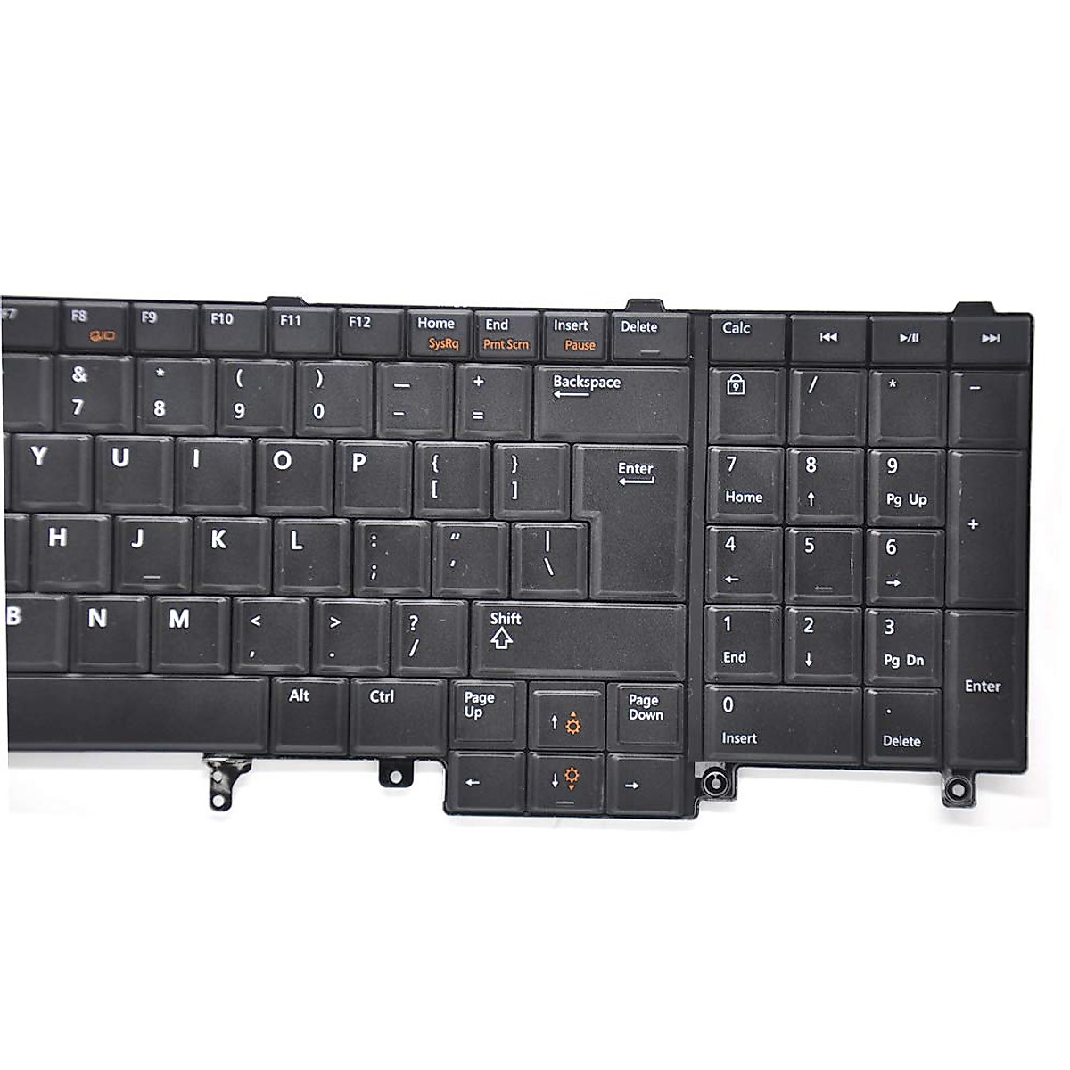 Padarsey Replacement Keyboard Without Pointer Compatible with Dell Latitude E5520 E5520m E5530 E6520 E6530 E6540 Precision M4600 M4700 M4800 M6600 M6700 Laptop US Layout