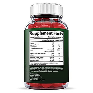 Justified Laboratories (2 Pack) ACV for Heath Keto ACV Gummies 1000MG with Pomegranate Juice Beet Root B12 120 Gummys