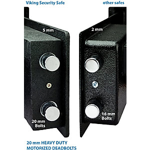 Viking Security Safe VS-35BLA Heavy Duty Biometric Fingerprint LCD Keypad Safe