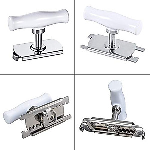 Jar Opener for Weak Hands - Powerful Lid and Stainless Steel Jar Quick Opening for Cooking & Everyday Use , Adjustable Jar Opener for Seniors Arthritis Women Children Elderly