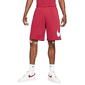 Nike Men's Sportwear Club Shorts (as1, Alpha, m, Regular, Regular, Pomegranate, Medium)
