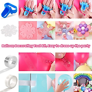 TOBTOC Portable Balloon Pump Electric, Balloon Inflator Blower Dual Nozzle Air Pump for Latex Balloons with Balloon Arch Making Tool Kit Balloon Blower Machine for Party Balloon Decorations(110V 600W)