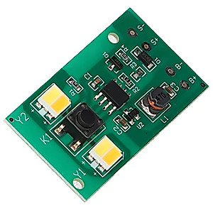 Tgoon Solar Lamp Control Board, Solar Light Control Panel Sturdy 1.2V Constant Current Driving PCB for Garden