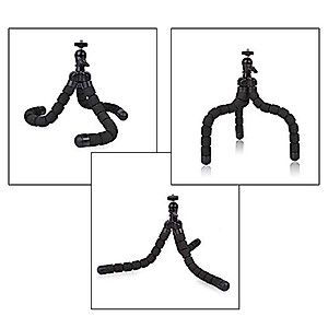 Phone Mini Tripod, Ruittos Premium Flexible Mobile Phone Tripod Stand Compatible with iPhone Samsung Go Pro, Small Digital Camera,