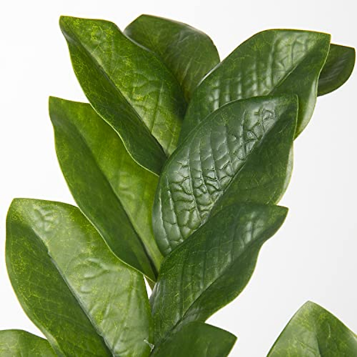 Briful Faux Plants Indoor 17" Artificial ZZ Plants in Ceramic Pot Fake Potted Zamioculcas Silk Plants for Home Living Room Office Decor Bedroom Aesthetic