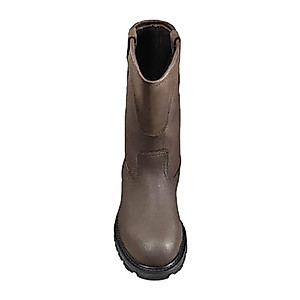 Carhartt Men's Heritage WP 11" Steel Toe Wellington, Crazy Horse Brown Oil Tan - 15 W