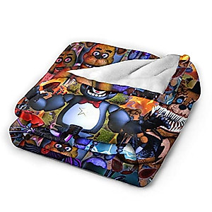 xuebi Ultra-Soft Flannel Throw Blankets Fleece Blanket Cozy Warm for Living Room Couch Bed All Season 50''x40''