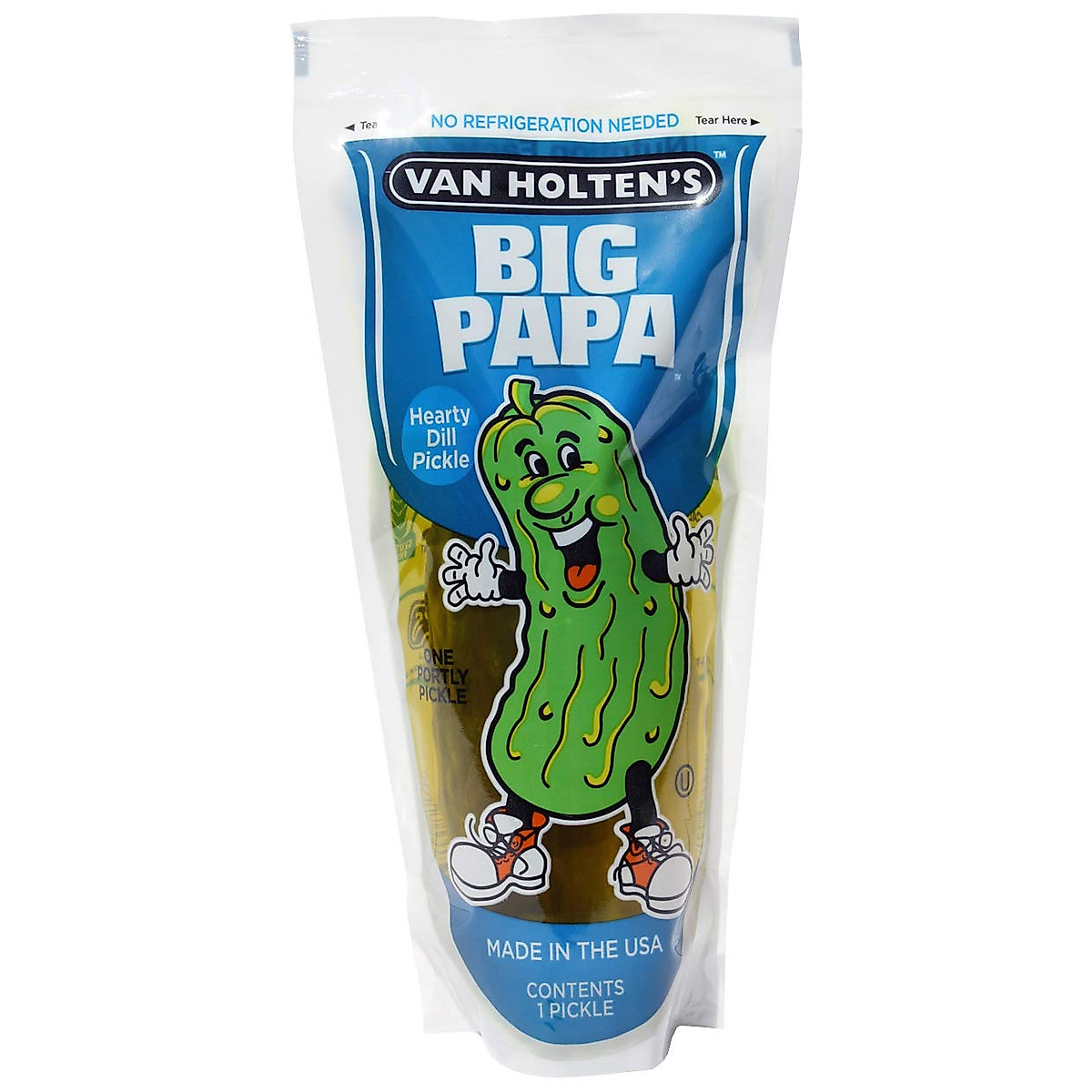 Van Holten's Pickles - Big Papa Pickle-In-A-Pouch - 12 Pack