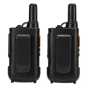 Small 2 Way Radio, Range MiniWalkieTalkies 16 Channels AC100240V UHF400470MHz for Camping Hiking Playing (US Plug)