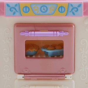 Disney Princess Belle's Royal Kitchen, Fashion Doll and Playset with 13 Accessories, Mrs. Potts, and Chip, Toy for Girls 3 Years and Up