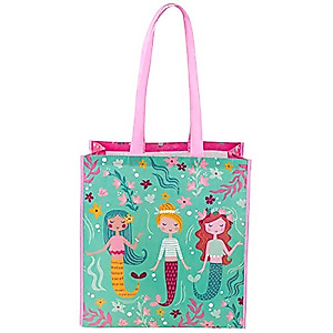 Stephen Joseph, Large Recycled Gift Bag with Handles, Kids Reusable Birthday Party Gift Bag, Shopping Bag