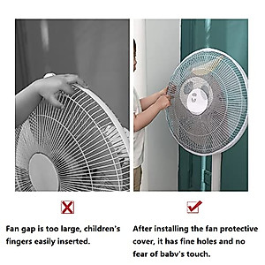 KDDOM 1 Piece Cartoon Fan Guard Net Dust Cover Cute Washable Dustproof Safety Fan Filters Kid Finger Protector