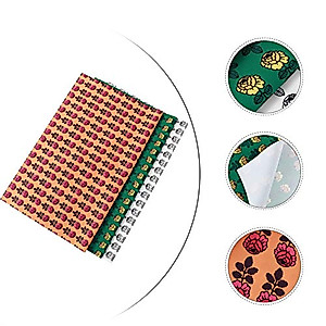 BESTOYARD Cotton Sheets Rose Bed Sheets 3pcs Cotton Fabric Bundles Squares Rose Pattern Quilting Sewing Patchwork Cloths Sheets for Sewing Patchwork Quilting Bags Bedding Checkered Sheets Bed Blanket