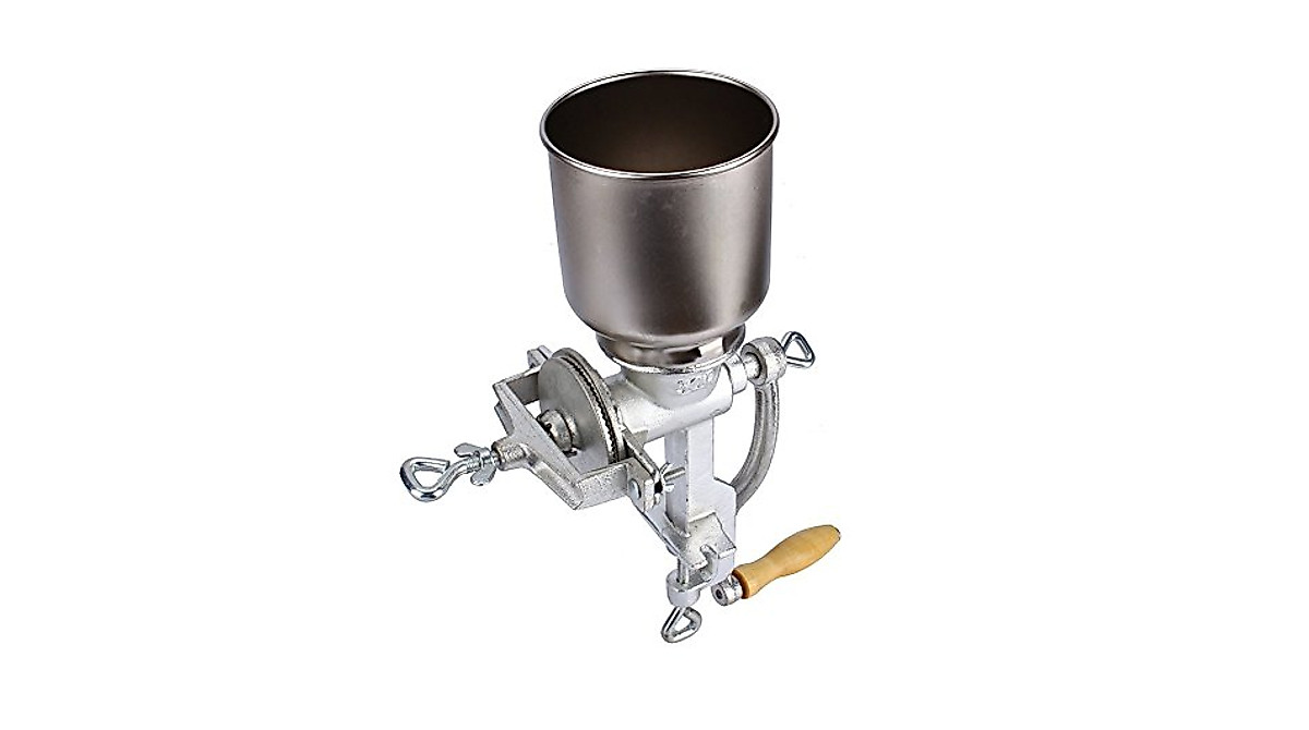 Ejoyous Hand Crank Grain Mill - Easy Table Clamp Nut & Coffee Grinder