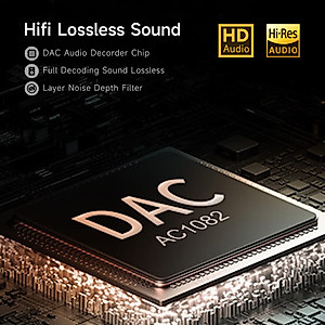 Kipcush White Noise Bluetooth Transmitter, with 20 High Fidelity Soundtracks, Portable White Noise Machine for Apple Earphones only, Long Life Rechargeable Battery, Apple Earphone Accessories