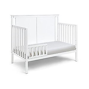 Suite Bebe Connelly 4 in 1 Convertible Crib in White with Rockport Gray Wood