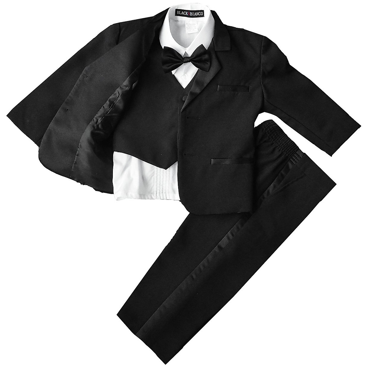 Black n Bianco Boys Infant and Toddlers Black Tuxedo Size 2T