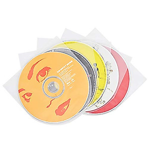 50 Clear Mini LP Anti-Static 3 Mil Plastic CD Inner Sleeves for 5inch SHM-CD