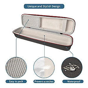 HPRT Hard EVA Storage Case MT800 MT800Q Mobile A4 Thermal Printer, Portable Printer Carry Case, Black Compact and Lightweight, Waterproof and Shock Proof