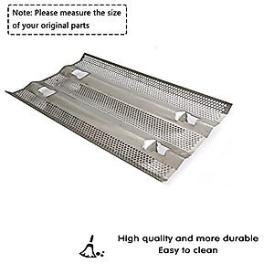 Htanch SN3531 (2-Pack) SN3551 (1-Pack) 16GA Stainless Steel Heat Plate for Fire Magic 15-S1S1N-A, 15-S2S1N-A, 25-S1S1N-62, 25-S1S1N-71, 25-S2S1N-62, 25-S2S1N-71