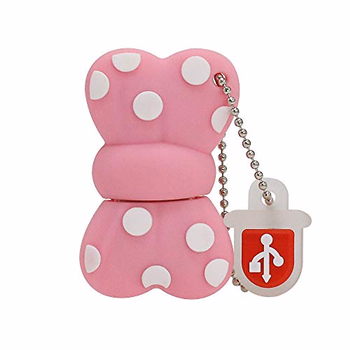 Aneew 16GB Pendrive Cartoon Cute Pink Bowknot Bow Model USB Flash Drive Memory Stick Girl Gift