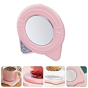DOITOOL Cat Thermostat Coaster Drink Cup Warmer Cup Warmer for Desk Cup Warmer for Tea Desk Cup Warmer Coffee Mug Heater Drinks Cup Warmer for Coffee Insulation Tray Heating Office Abs