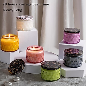 Pumpkin Chai Candle, Fall Candle for Home Scented, Autumn Candles for Women & Men, House Warming Gift, Small Candle Jar, 4.2 Ounce, 28Hour Burn Time, Halloween Candles Gift