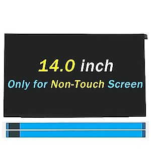 PEHDPVS 14" New LCD Screen Replacement for Dell Latitude 14 3420 60Hz 30 Pins 1366x768 LCD LED Laptop Display Panel(Only for Non-Touch Screen)