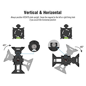 Magnetic Wall Mount for Xbox Series X, Metallic Support Bracket with Gaming Headset Hook, Magnets and Built-in Level Design - Mount XSX Vertical, Horizontal or Under The Desk