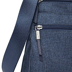 Baggallini Womens New Classic Zip With Rfid Phone Wristlet On Track Crossbody, Stone, One Size US