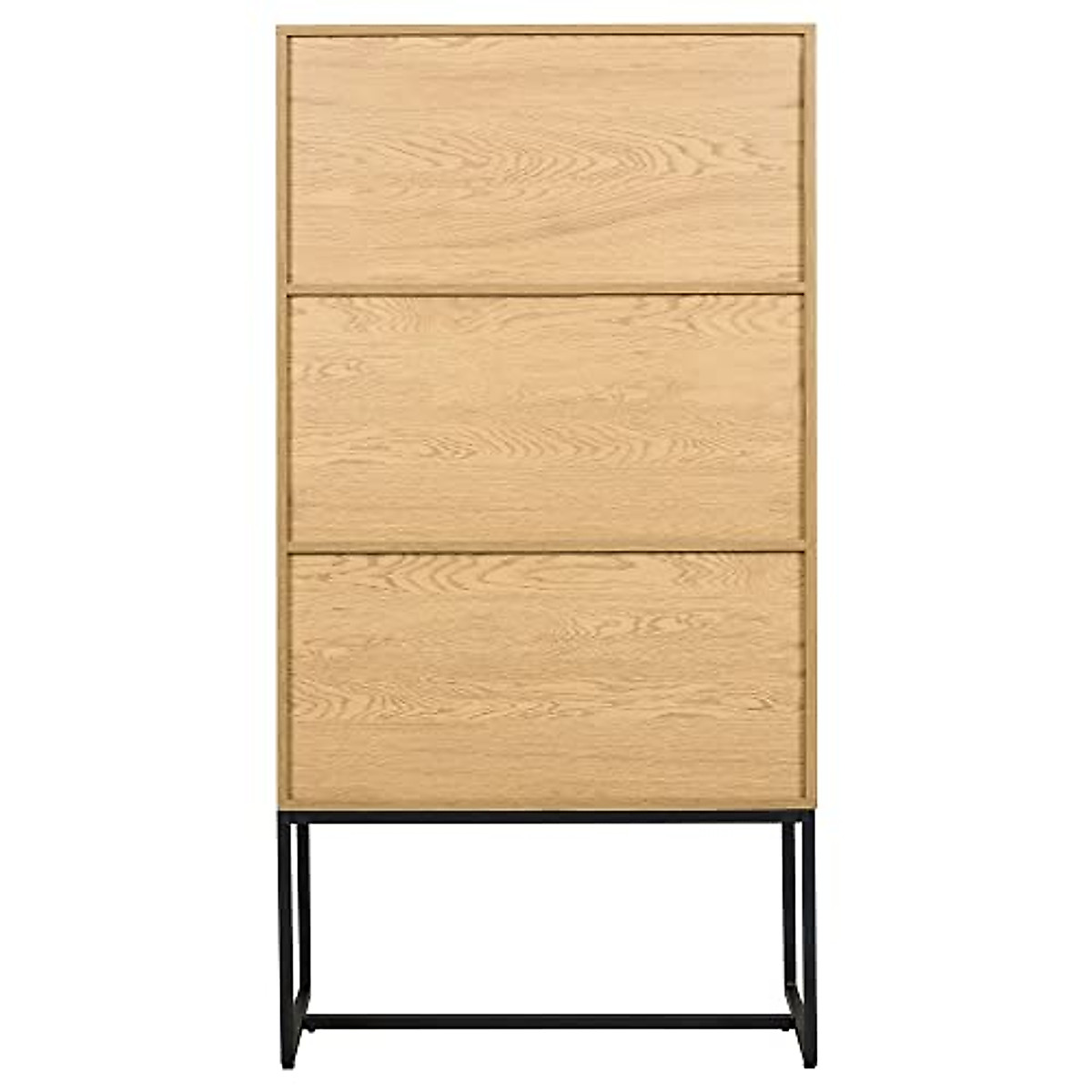 Merax Storage 2-Door Rattan Sideboard for Dining Room, 63 inch, Wicker High Cabinet