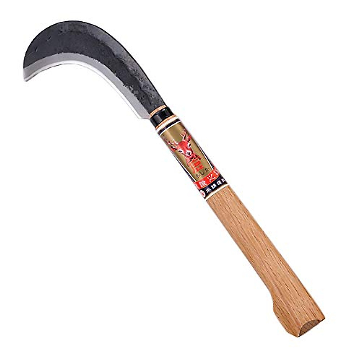 OJIKA" Billhook Double-Edged Aogami Steel Blade Forestry Japan Tools 16.9inch