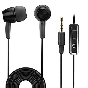 in-Ear Stereo Earbuds Compatible with Sony WF-1000XM3 Digital+ Hands-Free Built-in Microphone True Solid Crisp Clear Audio! (3.5mm, 1/8, 3.5ft, Black)