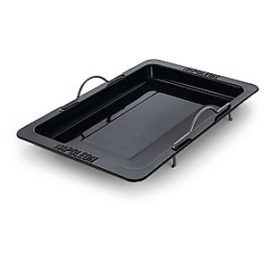 Napoleon BBQ Grill Accessory Grill Roasting Pan, For Rogue, Prestige, Prestige PRO Gas BBQ Grills, Custom Fit, Porcelain Enameled Roasting Pan, Drop-In Roasting Pan For BBQ Grills, Easy To Clean