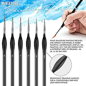 Testors Model Paint Enamel 10pc Paint Set, Testors Cement Plastic Model Glue Adhesive, Pixiss 6 Fine Detail Miniatures Paint Brushes, Pixiss Precision Crafting Knife with Extra Blades and Tips