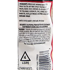 Franz Bakery Keto English Muffins with Living Chic Keto Lifestyle Guide 2 Pack (2 x 12oz)