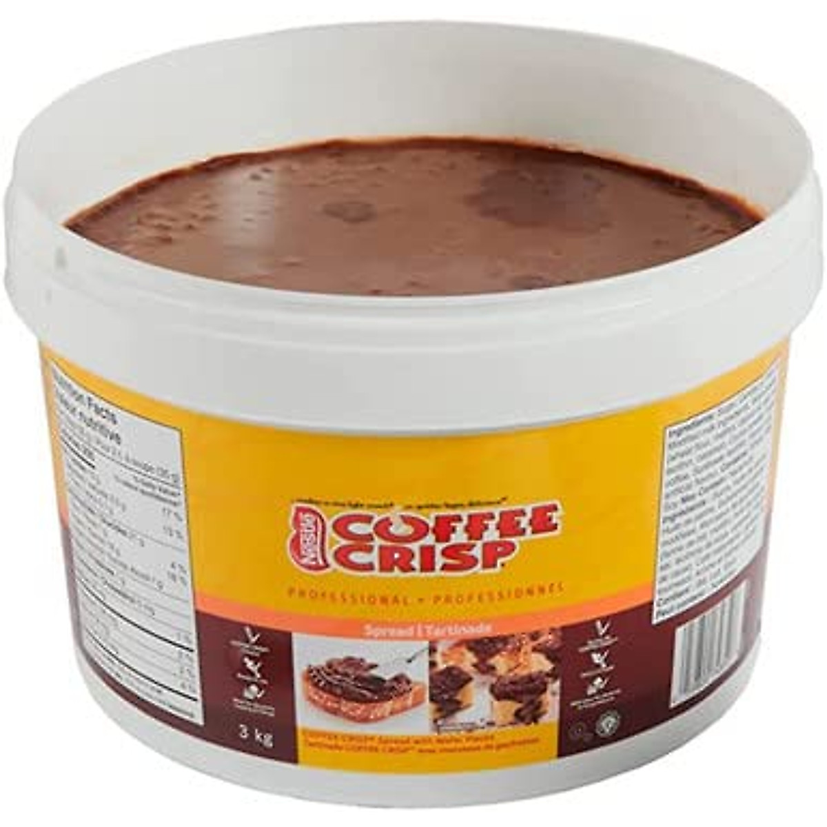 Nestle Professional Coffee Crisp Chocolate Spread, 3kg/6.5 lbs, Imported from Canada)