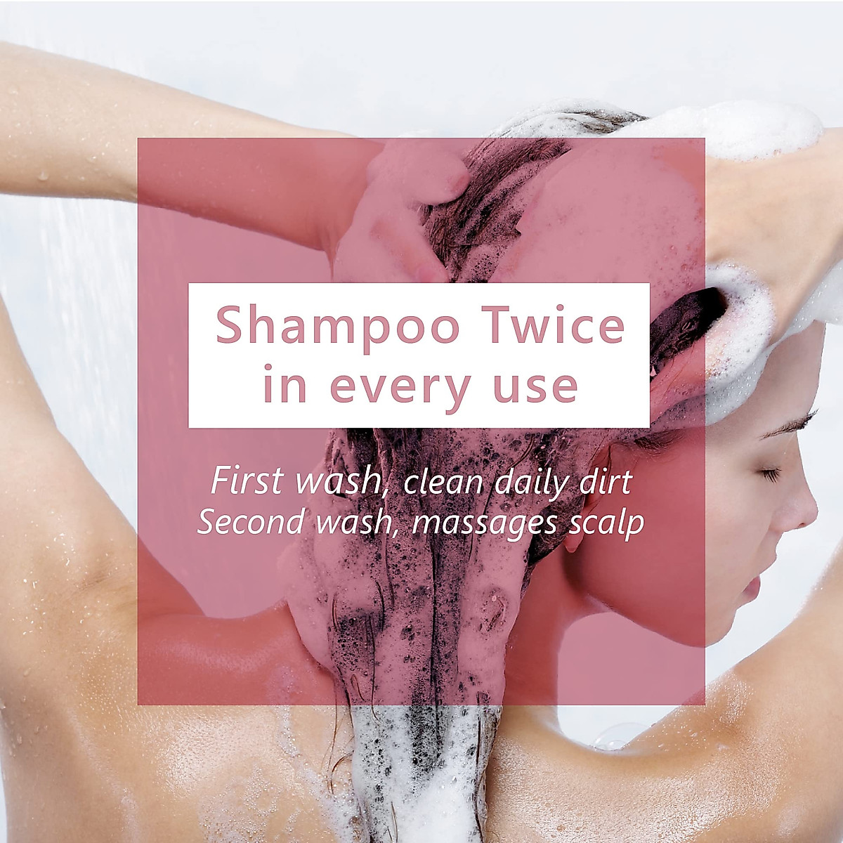 AROMASE Rose Hair Volumizing Essential Shampoo for Hair Loss, Shedding hair, Thinning hair with Natural DHT Blocker-5α AVOCUTA adds Volume For Oily, Flat Hair, Damask Rose Oil fragrance 14.1 Fl. Oz