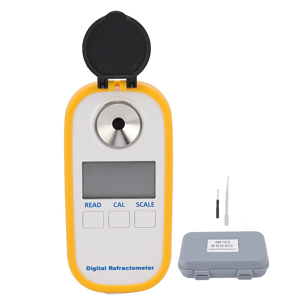 Brixometer Sensitive Portable Refractometer Lightweight Easy to calibrate Honey Pears and Grapes