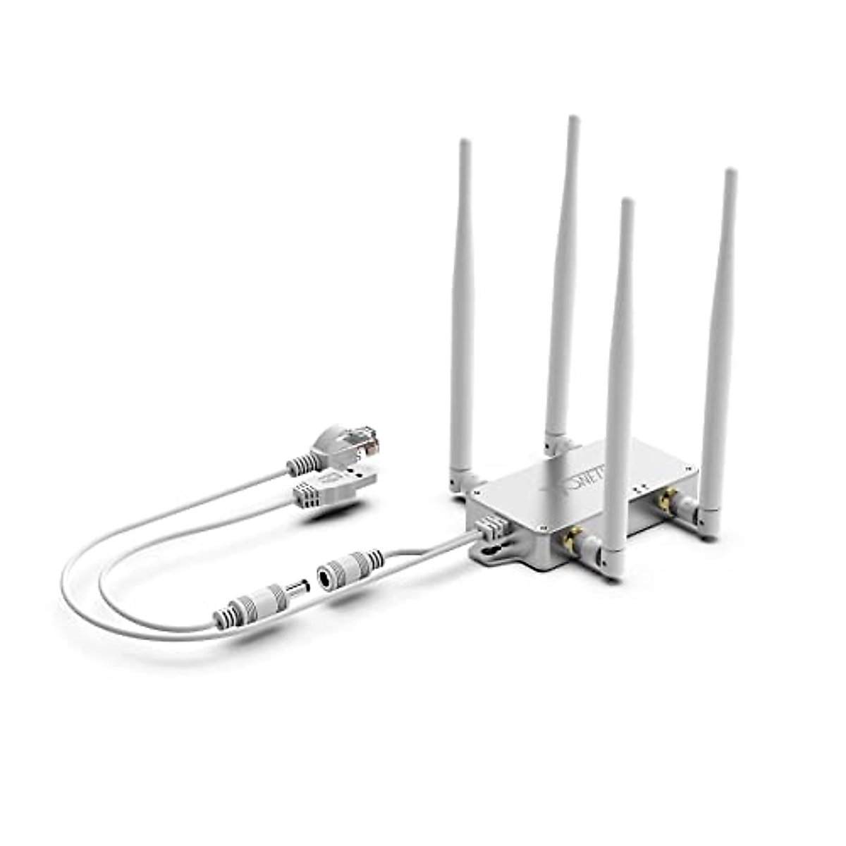 VONETS VBG1200 Industrial Mini Dual Band 2.4GHz/5GHz WiFi Bridge/Router/WiFi to Ethernet Adapter/AC1200 WiFi Signal Range Extender 1 RJ45 Male (10/100Mbps) USB/DC Powered for DVR IP Camera AGV